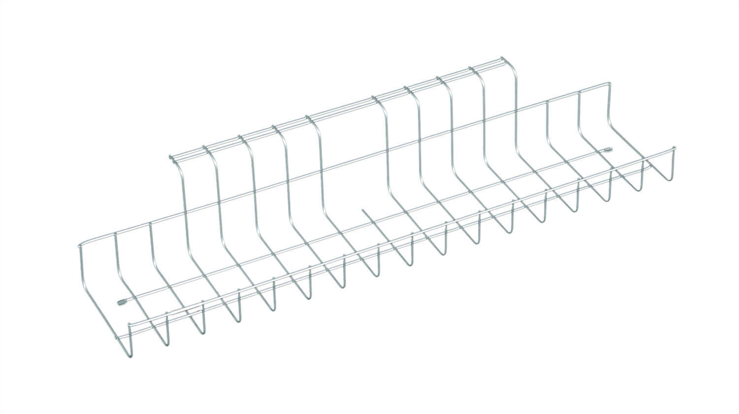 Cable Trough 750mm - Grey, ErgoFinland